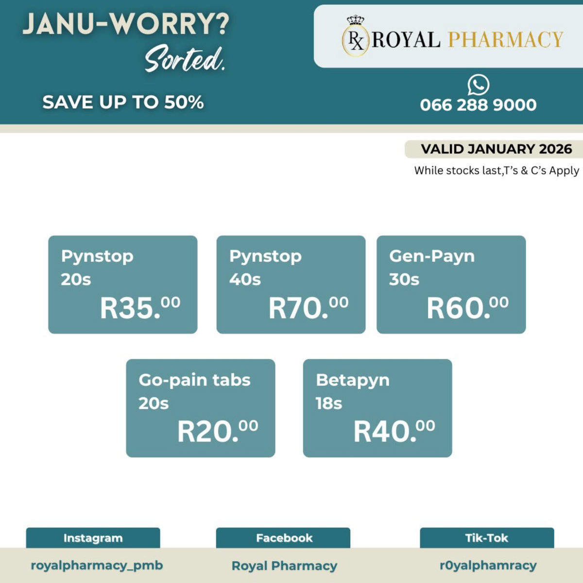 💊 Monthly Specials You’ll Love! 💊 – Royal Pharmacy