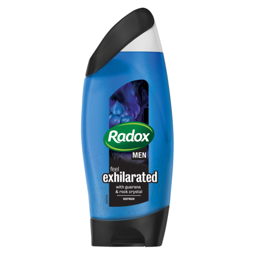 Radox MEN Feel Exhilarated Guarana and Rock Crystal Body Wash 250ml ...