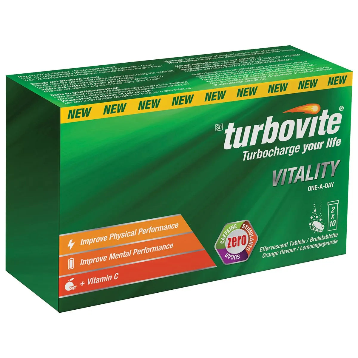 Turbovite Vitality Effervescent 10's X 2 Tablets – Royal Pharmacy