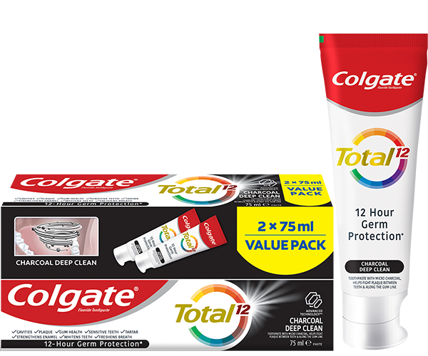 Colgate Total 12 Toothpaste Charcoal 75ml – Royal Pharmacy