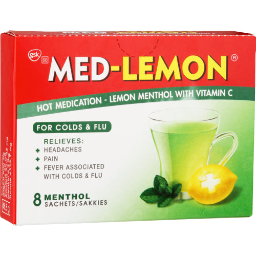 Med- Lemon Hot Menthol with Vitamin C 8's – Royal Pharmacy